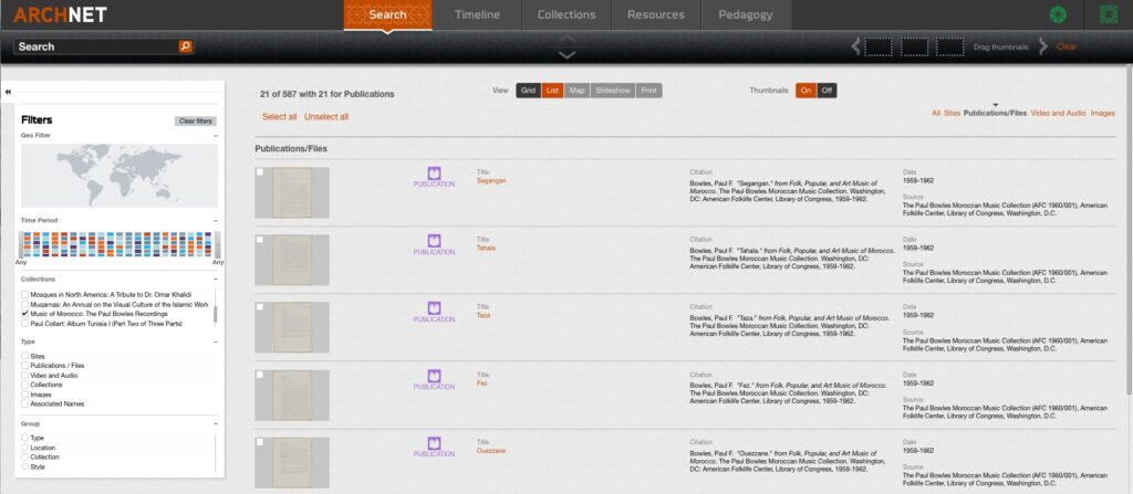 New Archnet Collections Page | Aga Khan Documentation Center