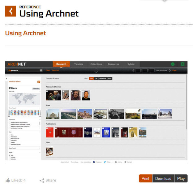 Using archnet | News