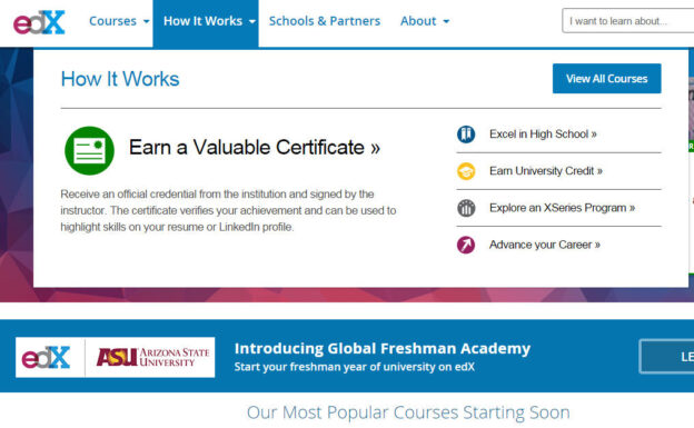 edX screenshot | News