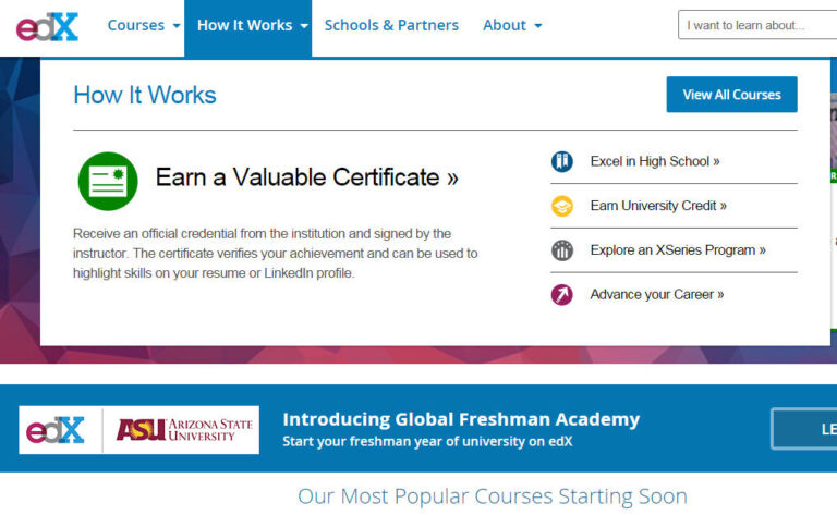 edX screenshot | News