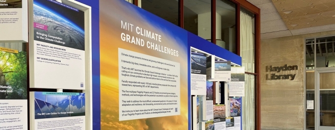 Climate Grand Challenges posters on view at Hayden Library | News