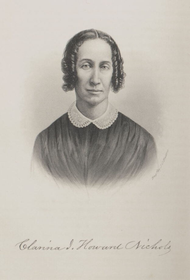 Clarina I. Howard Nichols portrait | 150 Years in the Stacks