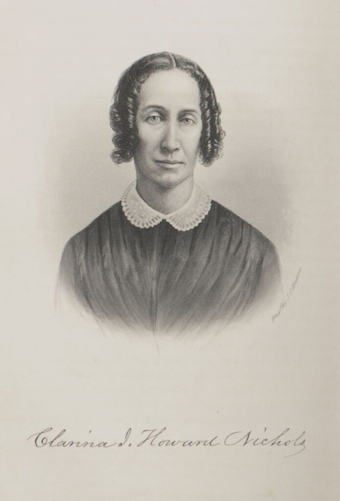 Clarina I. Howard Nichols portrait | 150 Years in the Stacks
