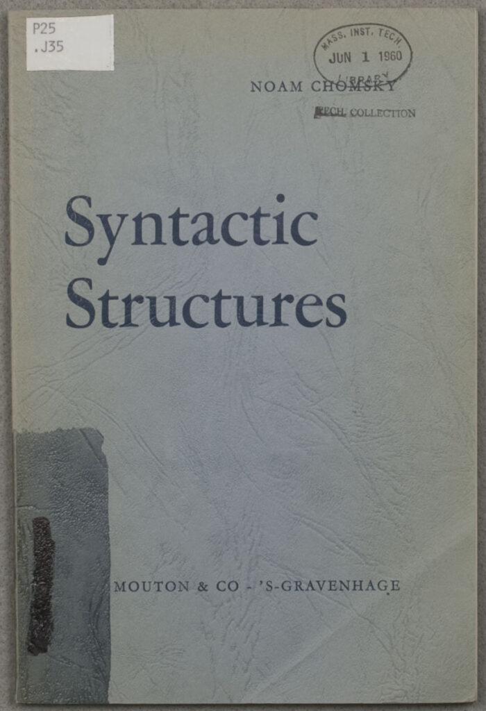 Year 97 – 1957: Syntactic Structures by Noam Chomsky | 150 Years in the ...